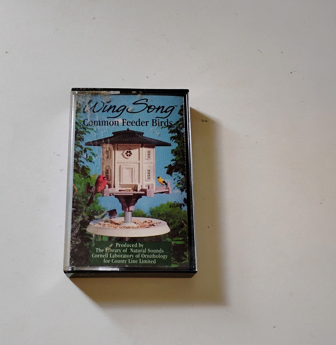A Vintage 1990 Casette Tape: "wing Song"/common Feeder Birds;library of ...