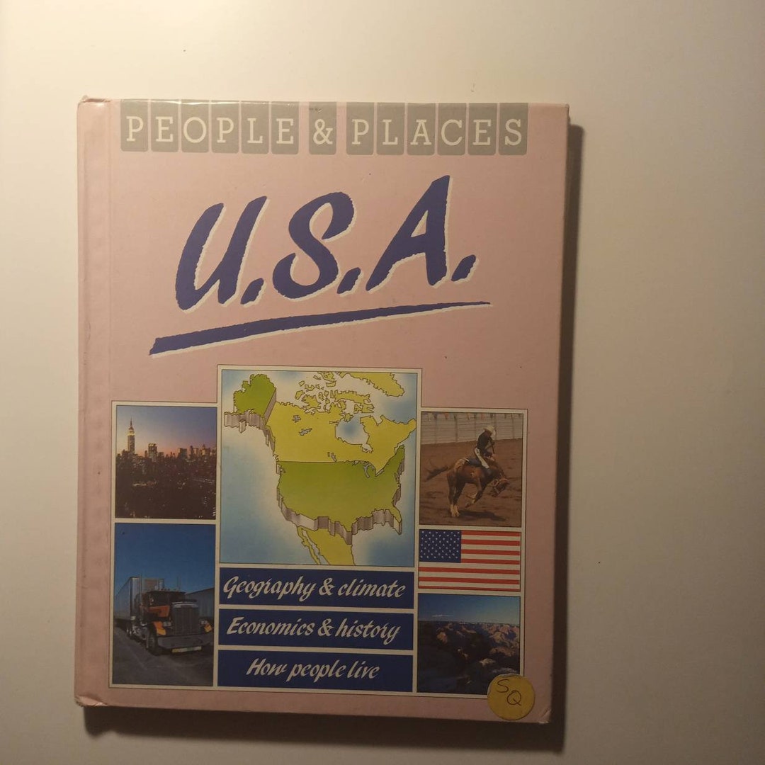 A Vintage 1980 Book: People & Places, U.S.A., Geography and Climate ...