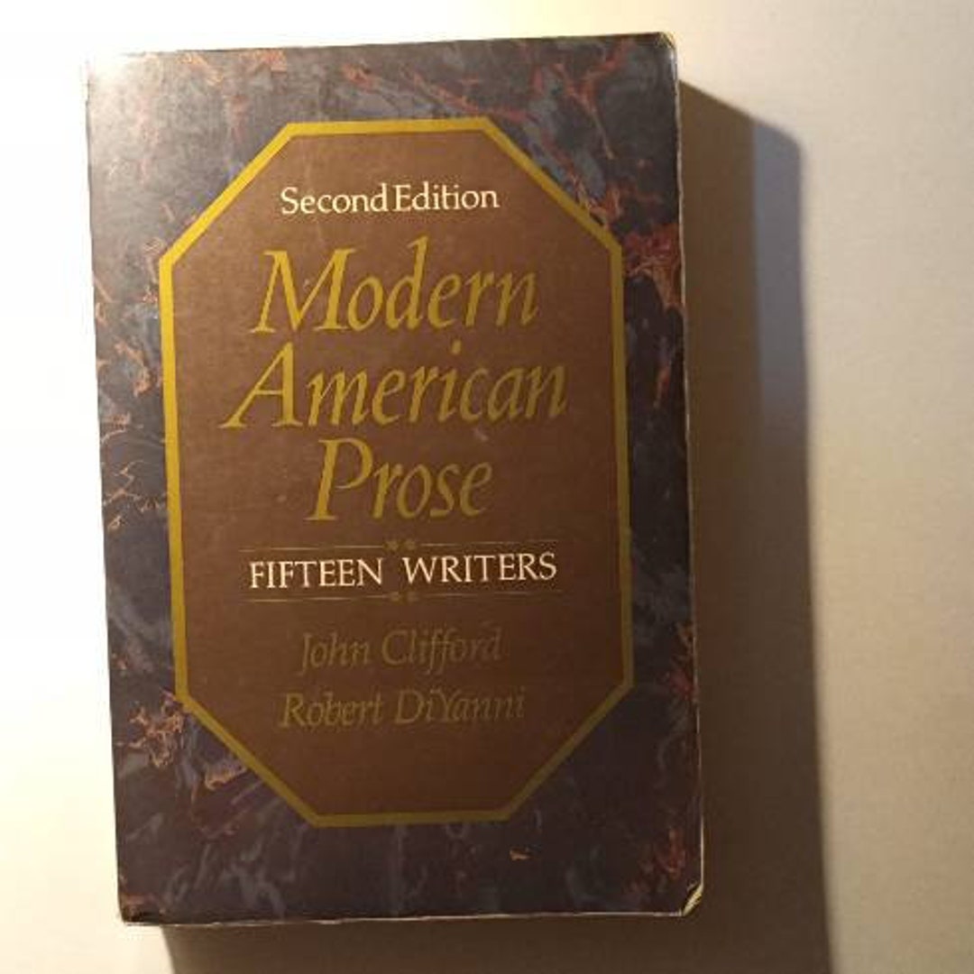 An 80s Book: Modern American Prose (second Edition)/fifteen Writers ...