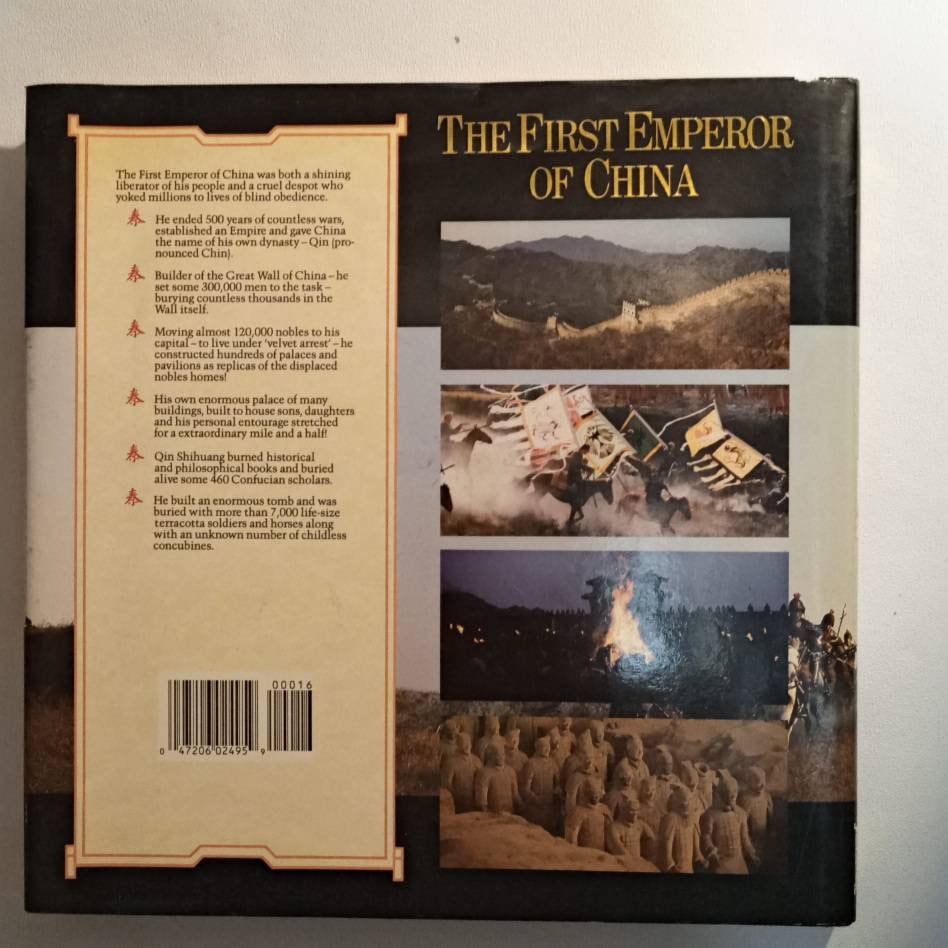 An 80s Unmarked Edition Book: the FIRST EMPEROR of China by R. W L ...
