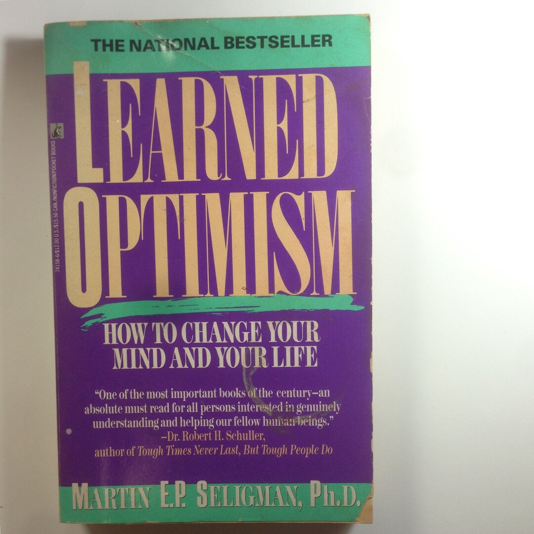 Vintage 1990 Book: Learned Optimism by Michael E. P. Seligman, Ph. D ...