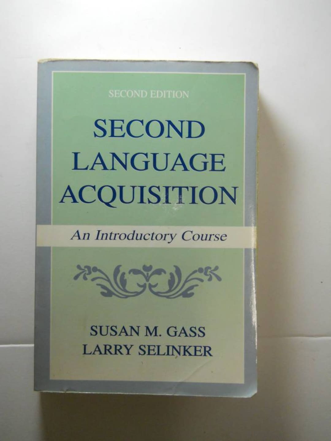 A Book: SECOND LANGUAGE ACQUISITION, An Introductory Course Second ...