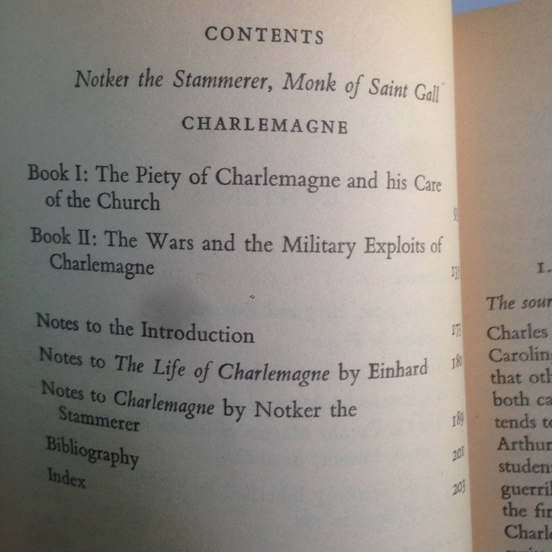 An 80s Vintage Book Two Lives of Charlemagne by Einhard and Notker the ...