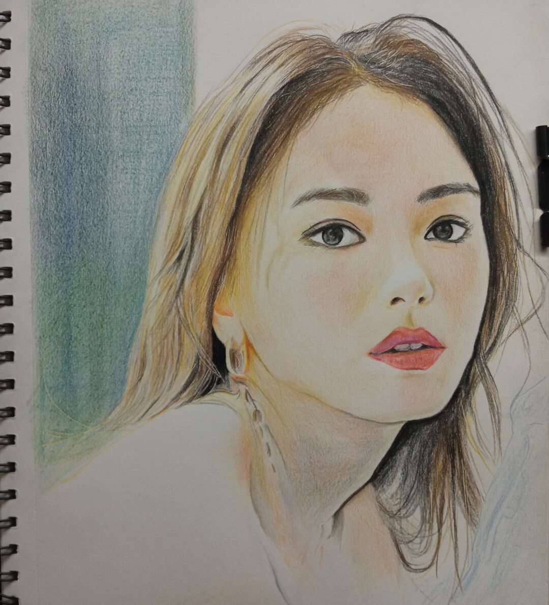 Color Drawing Practice (e.g., Rough Drawing Samples/color Portraits ...