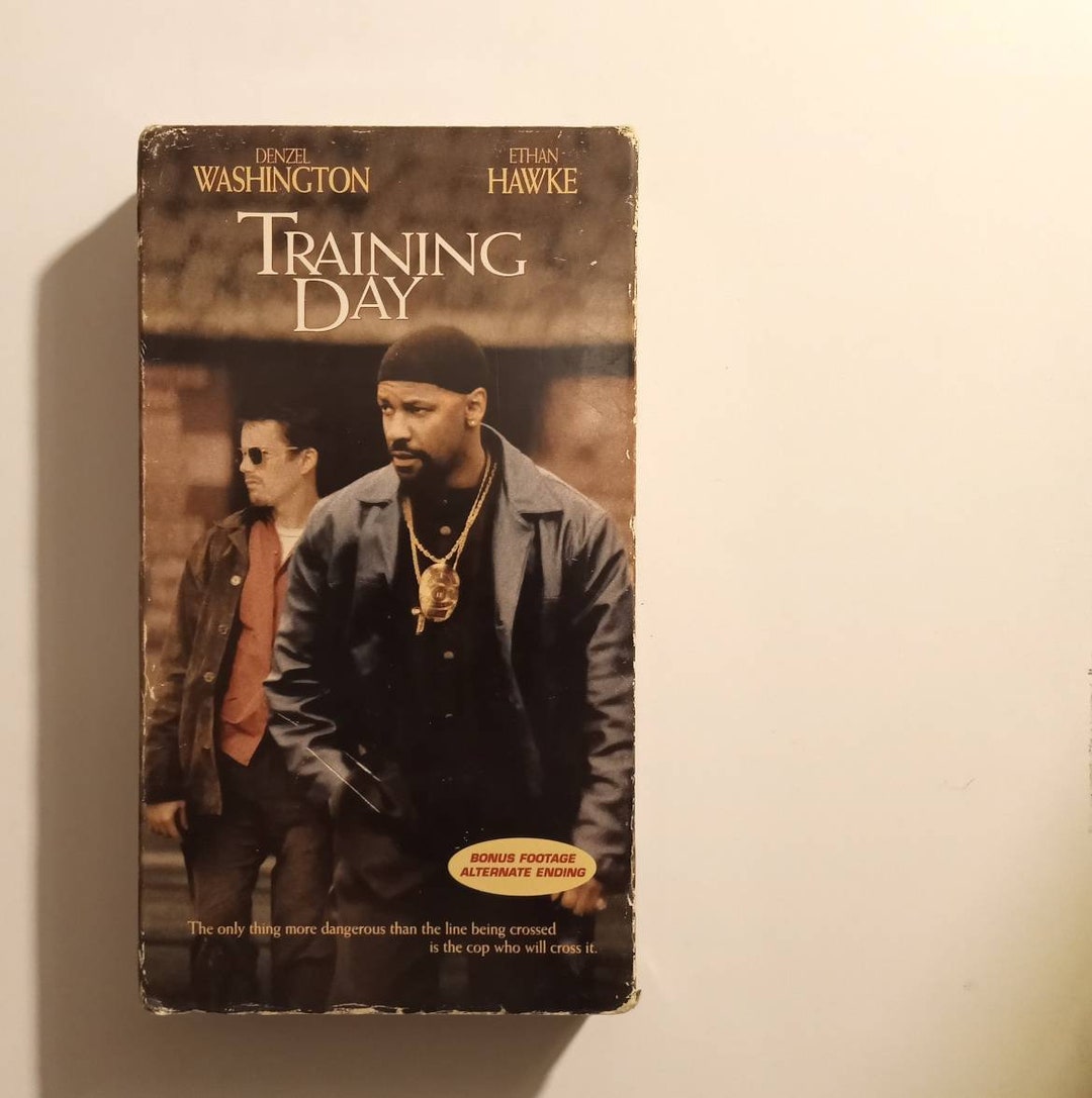 A Videocasette Tape: TRAINING DAY With Denzel Washington and Ethan ...