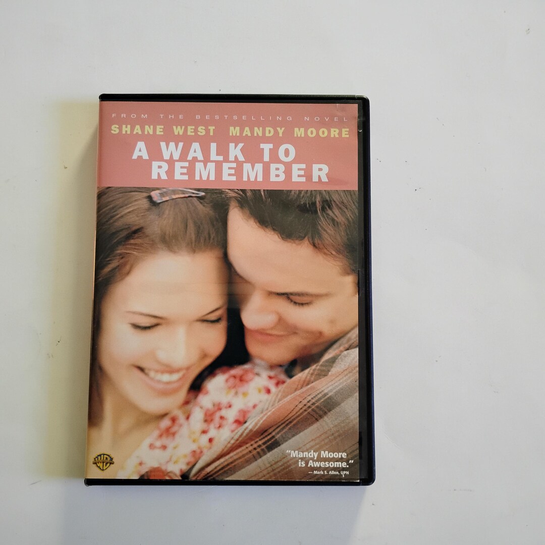 Vintage DVD Film:a Walk to Remember;shane West;mandy Moore;peter Coyote ...