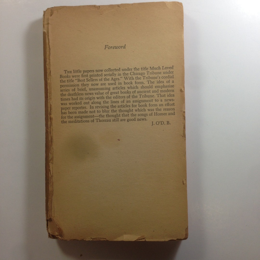 A Rare Antique Book Much Loved Books, Best Sellers of the Ages by James ...