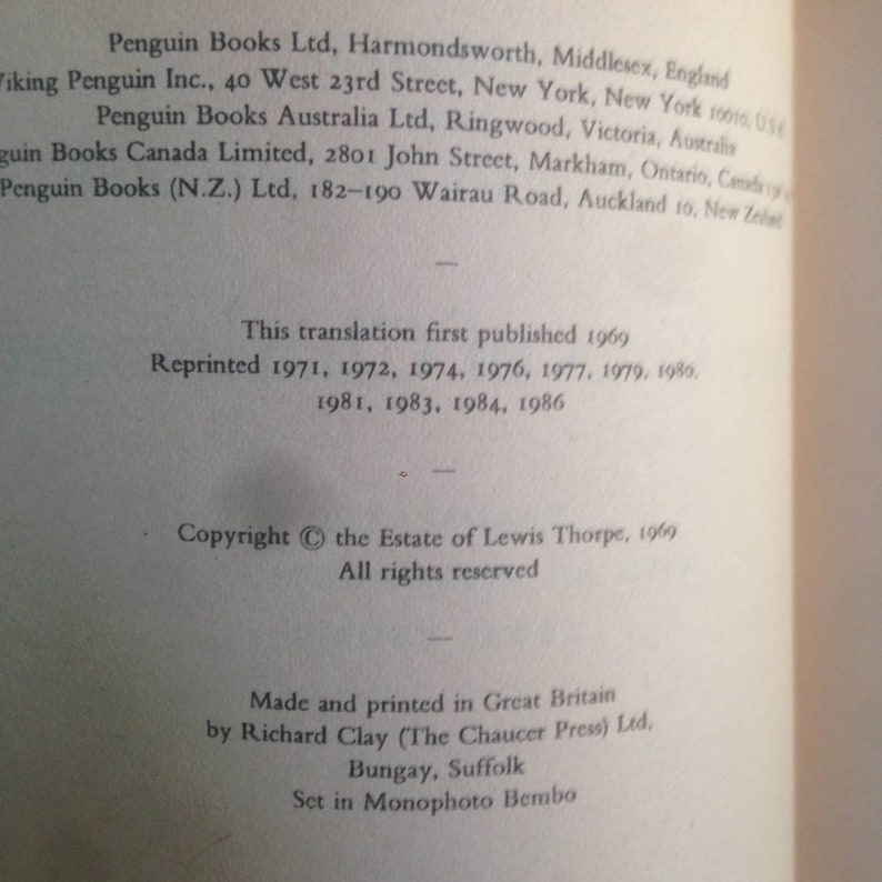 An 80s Vintage Book Two Lives of Charlemagne by Einhard and Notker the ...