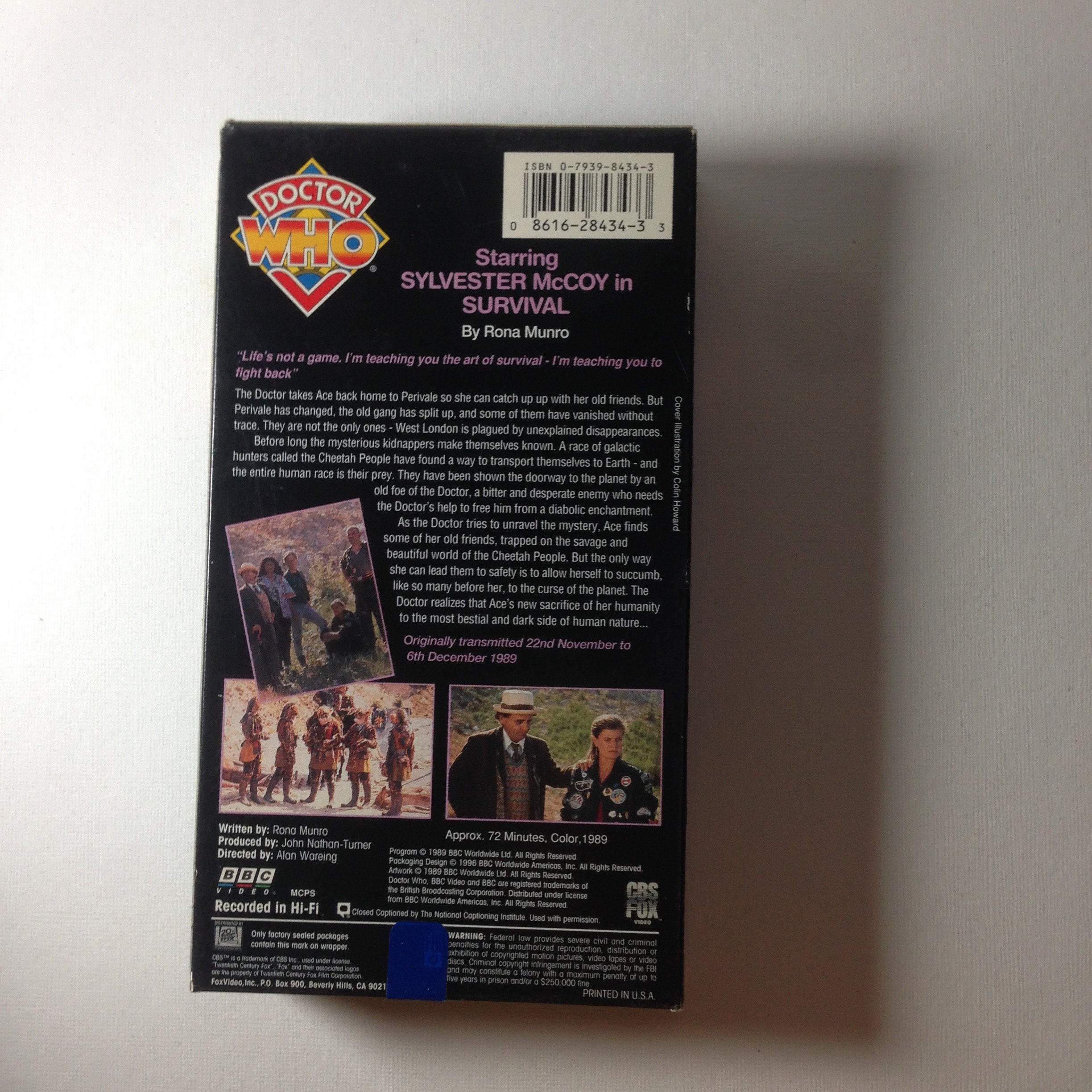 An 80s Vintage Dr. Who VHS Tapedr. Whodr Whodr Who - Etsy
