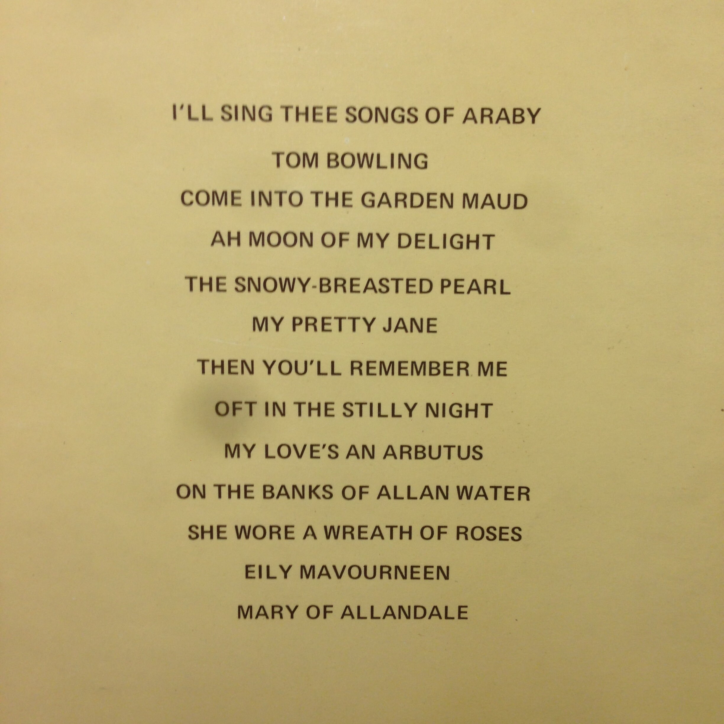 Thomas Round Sings Victorian Ballads - Etsy UK