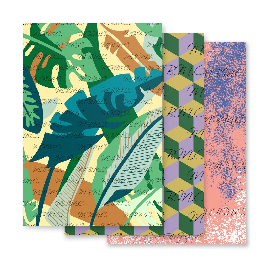 Wrapping Paper Sheets (designed From an App Integrated to Etsy/laid Out ...