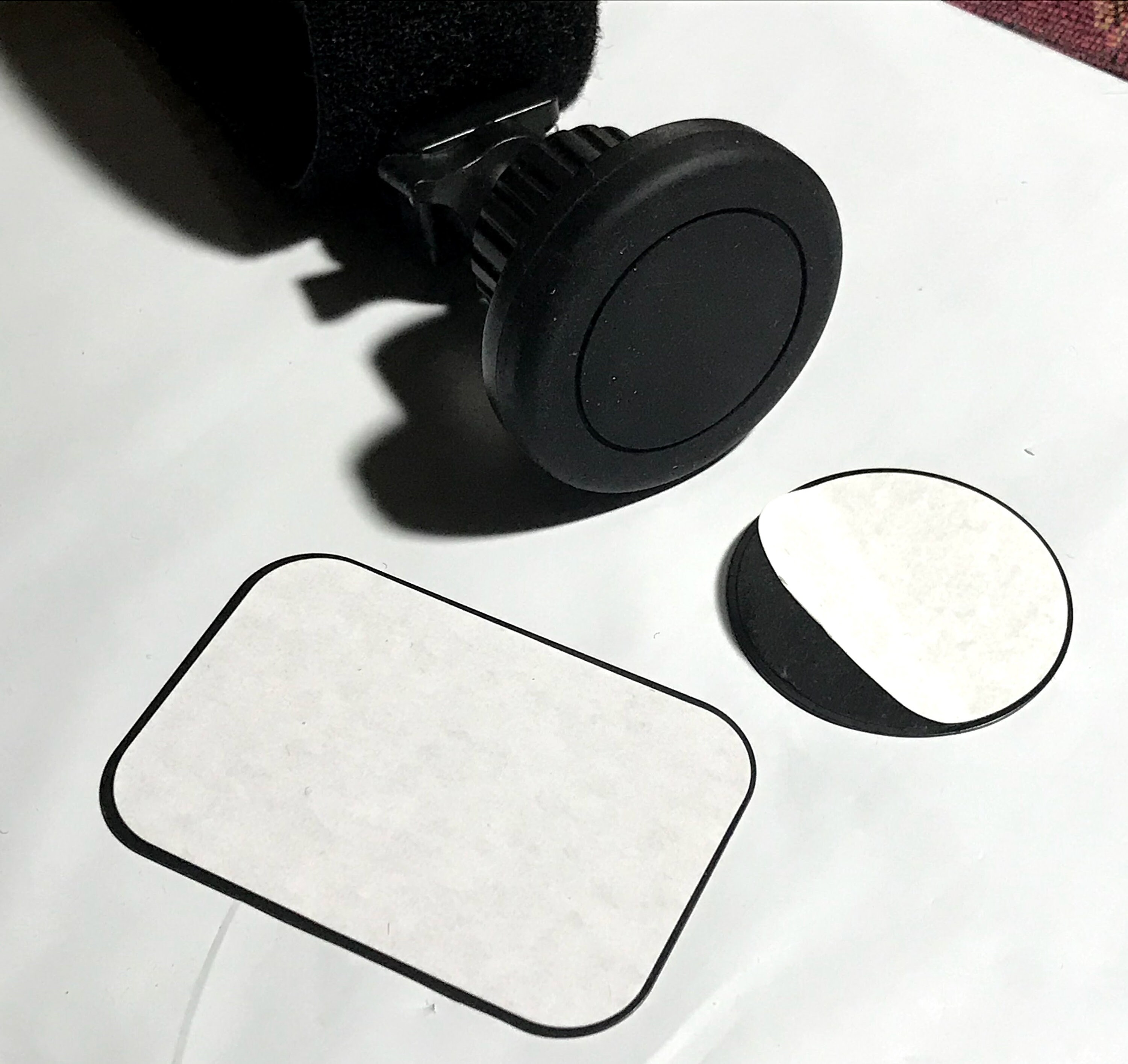 Metal Plate for Phone Magnet, 2 Pack With Self-adhesive Back for ...