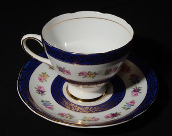 Tea Cup Blue Band - Etsy