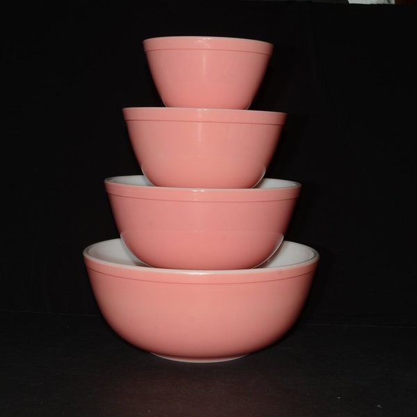Pink Pyrex Bowls - Etsy