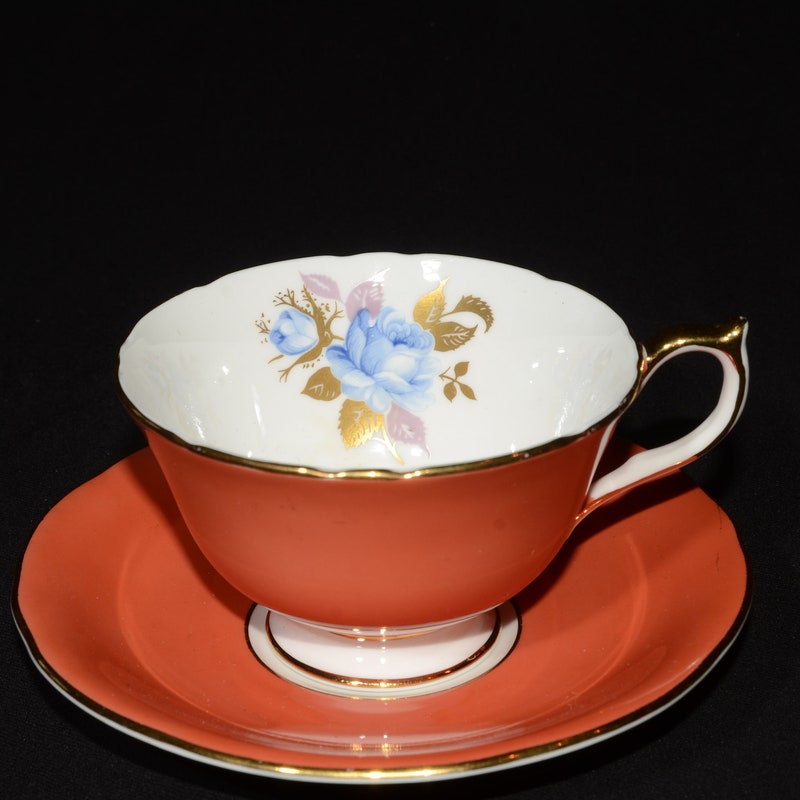 Orange Tea Cup - Etsy