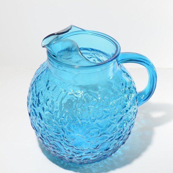 Vintage Anchor Hocking Glass Pitcher - Etsy