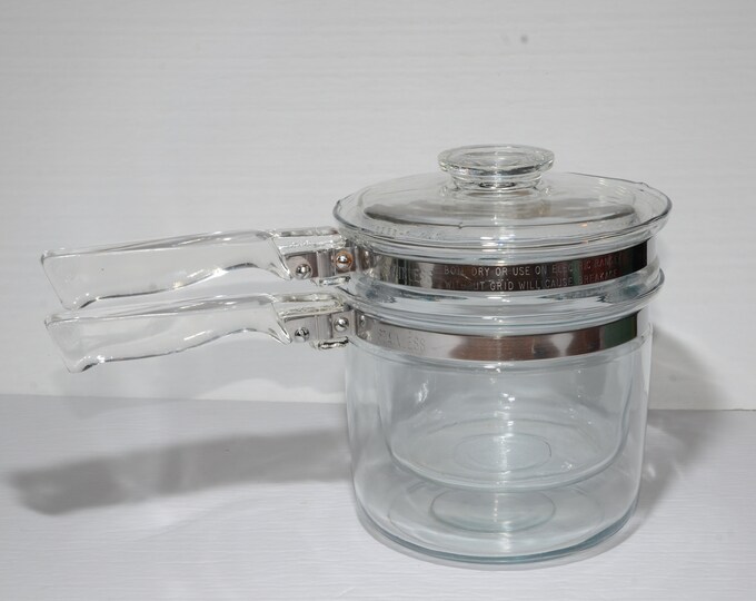 Pyrex Flameware 6283 Double Boiler - Etsy