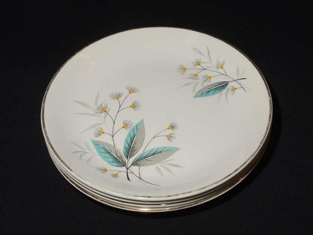 Set of 4 Vintage Swinnertons Fantasia Lunch Plate Salad 8 Inches ...