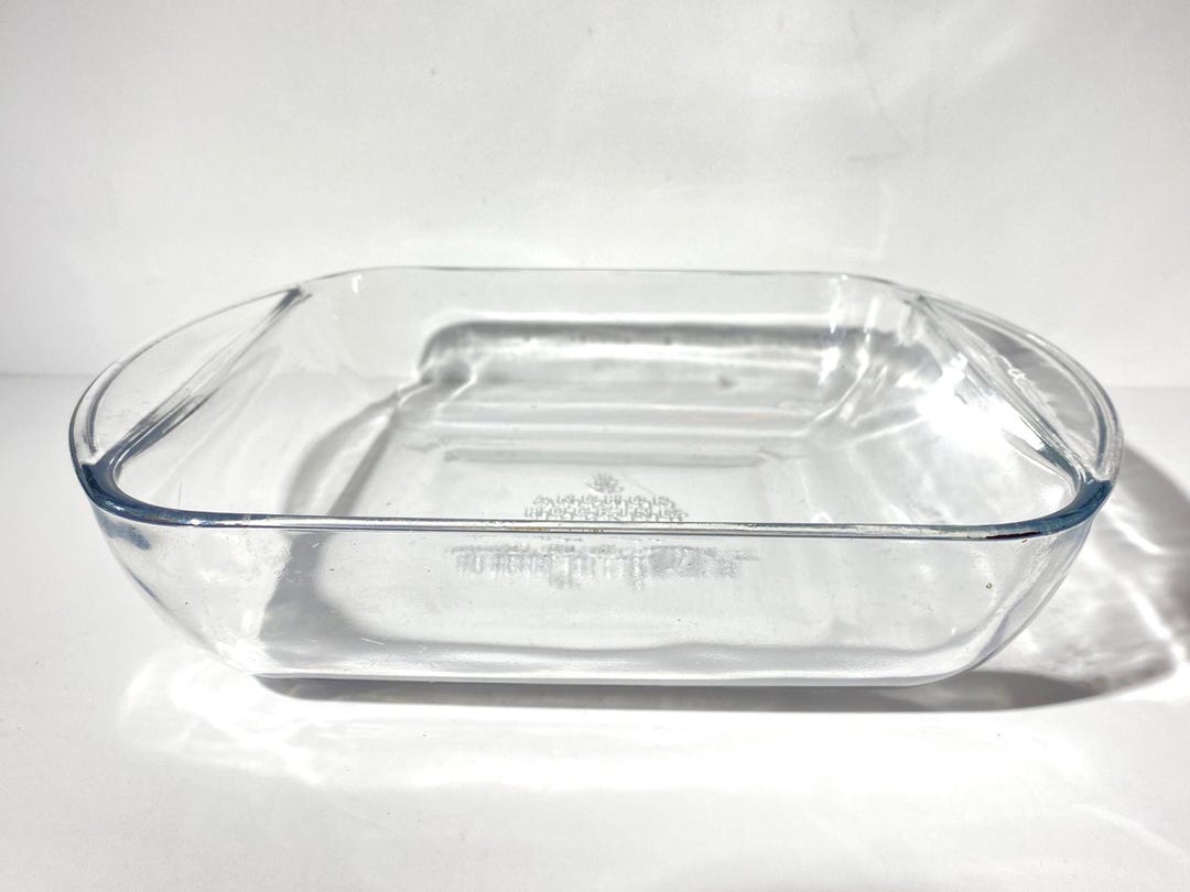 Anchor Hocking Clear Glass Square Pan Baking Dish 2L Casserole Dish ...