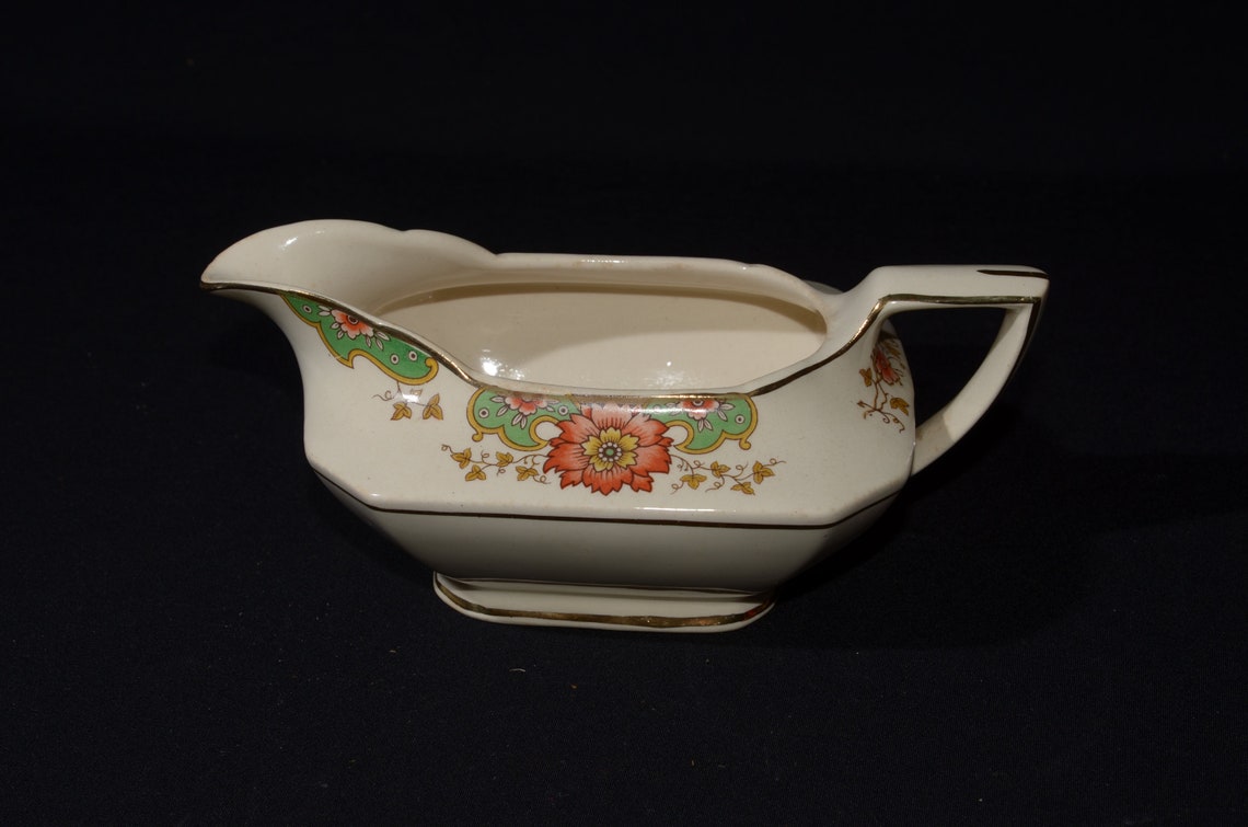 John Maddock Sons Ivory Ware Indiana Bone China gravy | Etsy