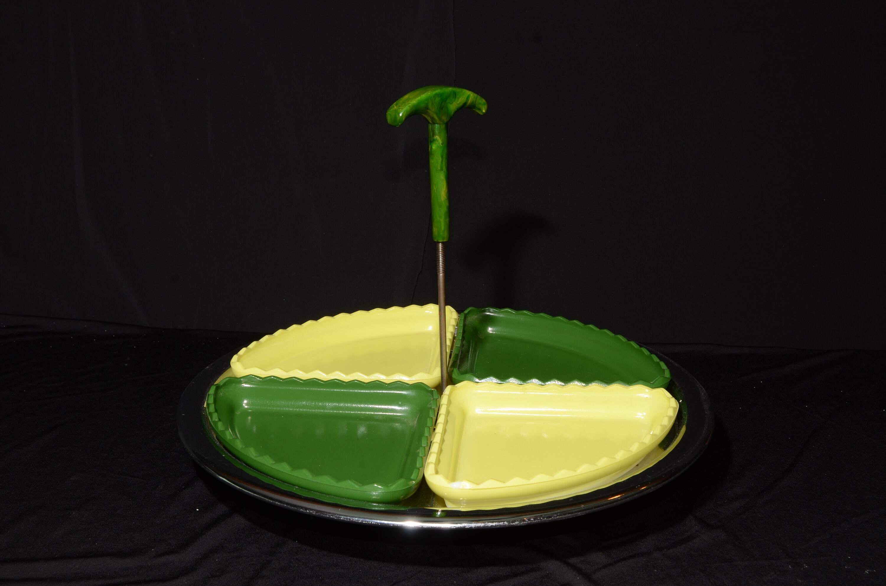 Hazel Atlas Lazy Susan Serving Plate Vintage Relish Tray - Etsy