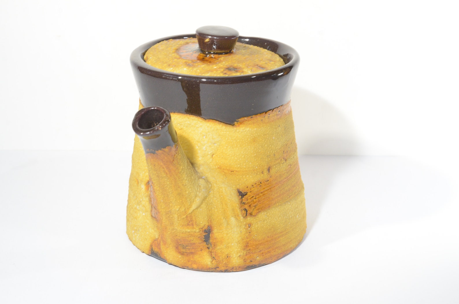 Laurentian Pottery ARTISAN Teapot Coffee Pot Vintage Canada Canadian ...