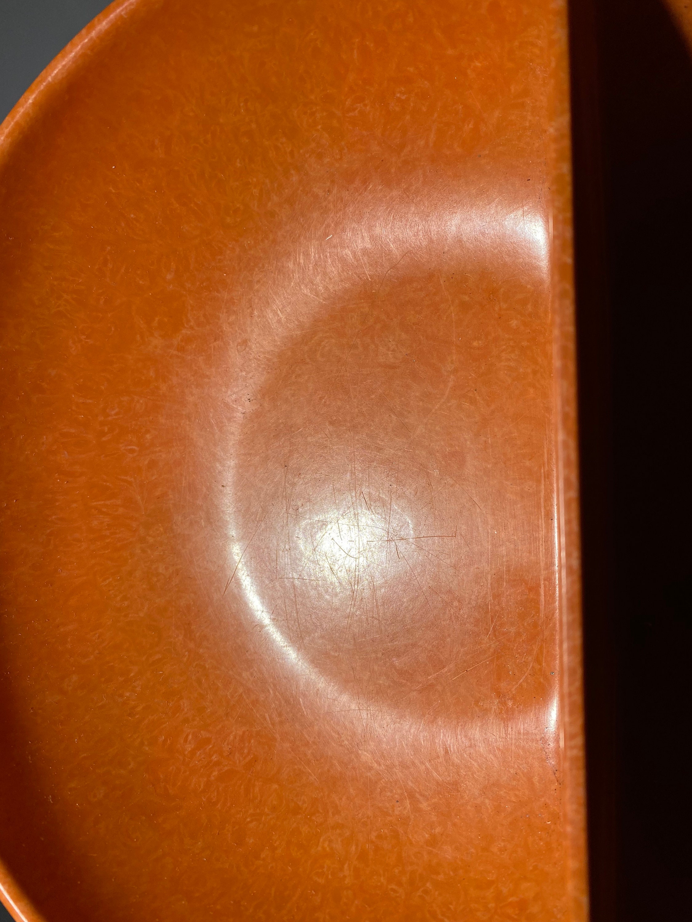 Vintage COLORAMIC Melmac Burnt Orange Divided Bowl Melamine - Etsy