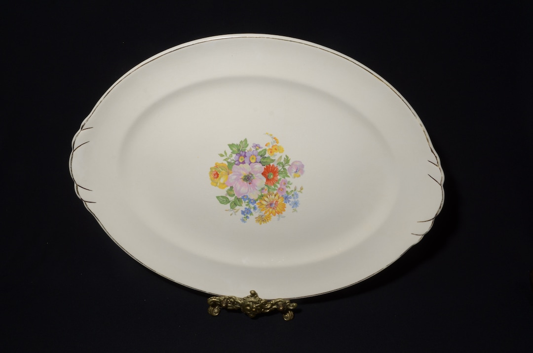 Large Serving Platter Turkey Platter British Empire Sovereign Canada ...