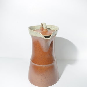 Vintage Pitcher Sial Art Pottery Lid Rust Pottery Gaétan Beaudin ...