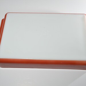 PYREX Burnt Orange Lasagna Pan 933 Baking Dish Mid Century Handles ...