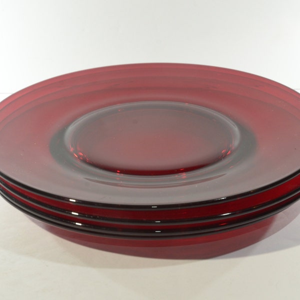 Red Depression Glass - Etsy