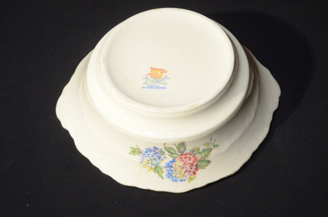 ALFRED MEAKIN Marigold Donna Bone China Serving Dish Vegetable Bowl ...