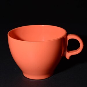 Vintage MELMAC Melamine Orange Coffee Cups Tea Cups Set of 5 Dinnerware ...