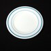 PYREX Turquoise Band Blue Border Rim Lunch Plate Dessert Plate 6 3/4 ...