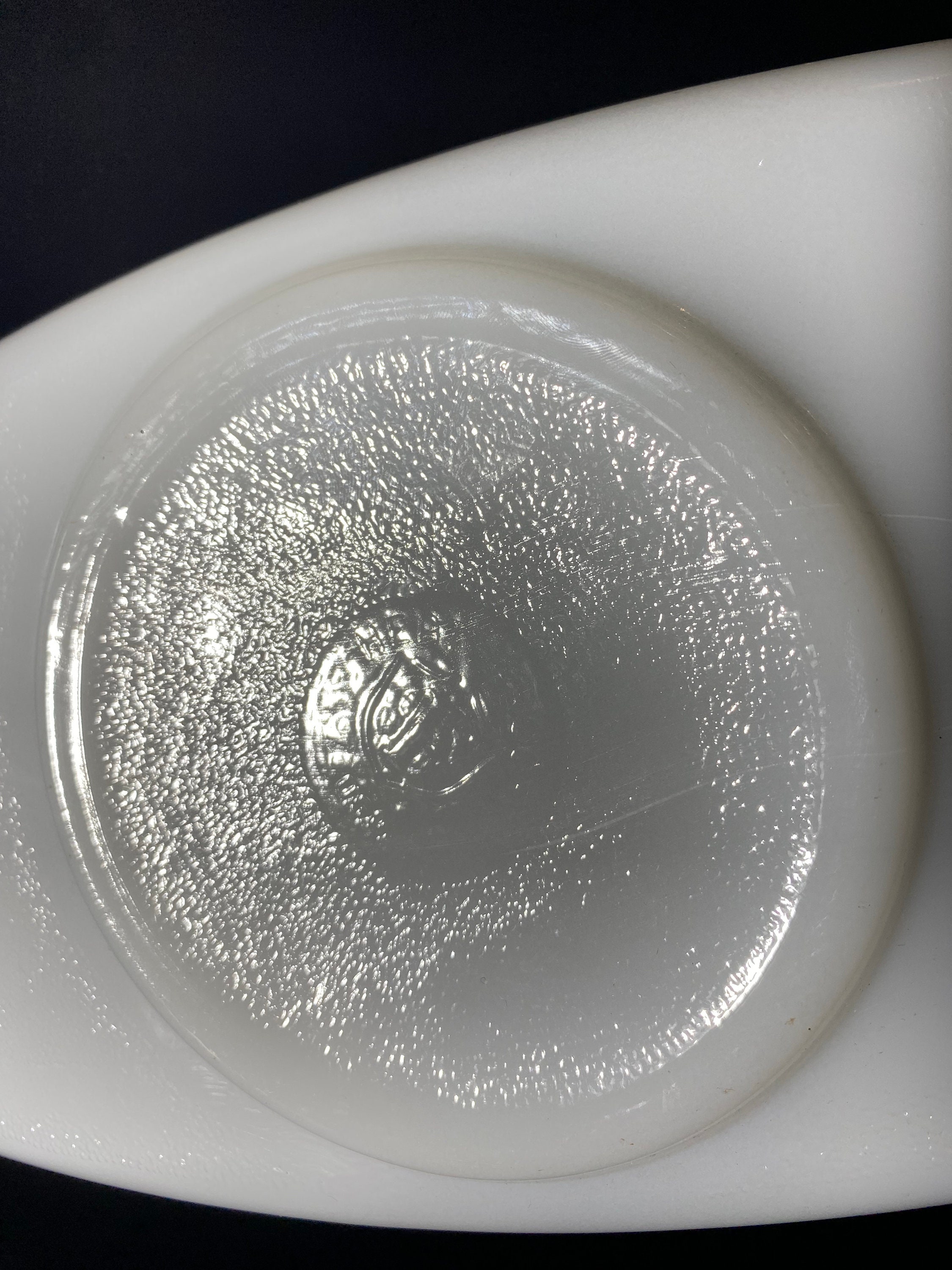 FEDERAL Glass Small Casserole Dish Milk Glass Baking Dish Atomic ...