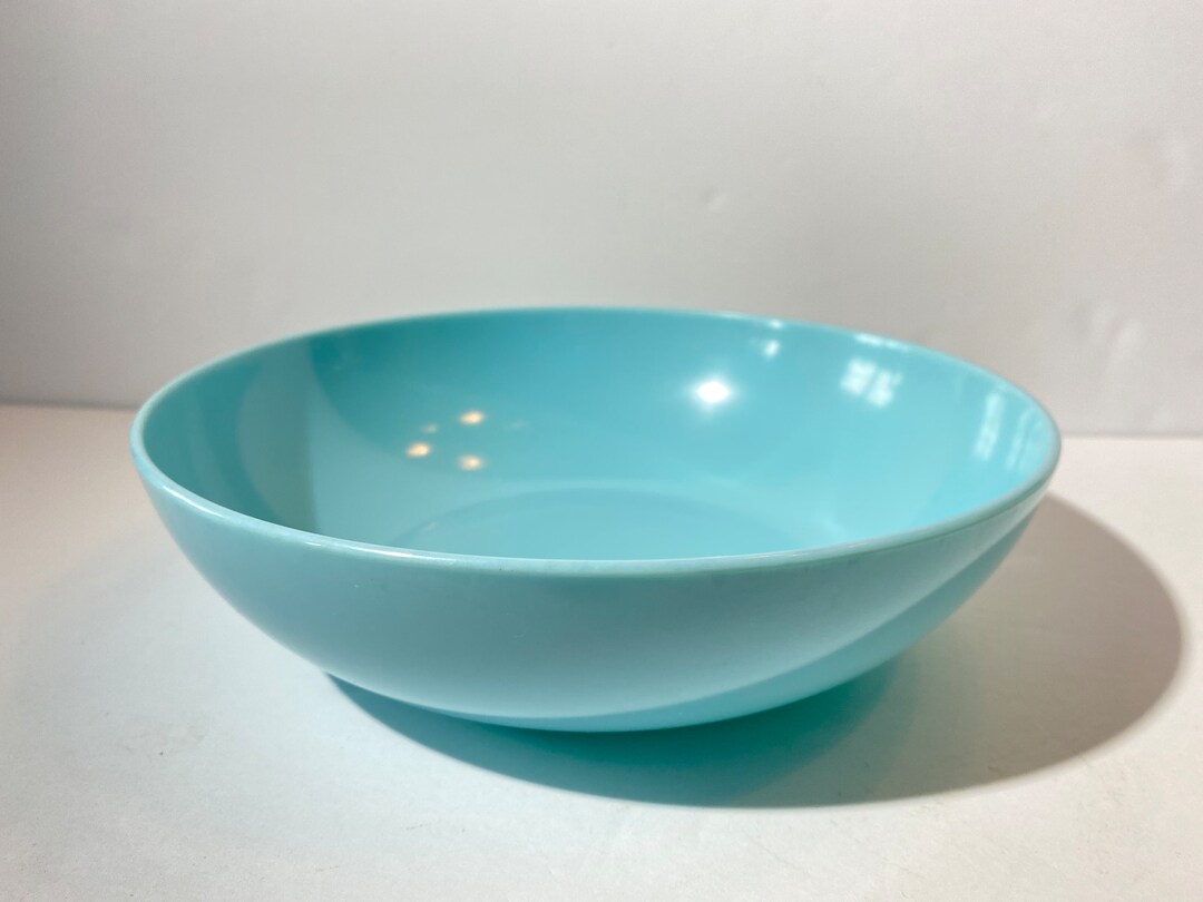 Vintage MELMAC Gencraft by GPL Turquoise Blue Serving Bowl 8-1/2"d 389 ...