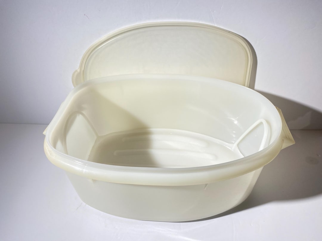 Vintage TUPPERWARE 487 Roast Flavor Saver Lid 488 With Insert 506 White ...