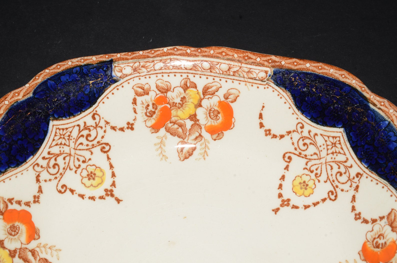 Antique H &K Tunstall Regent Derby Bone China Serving Bowl Medium Hand ...