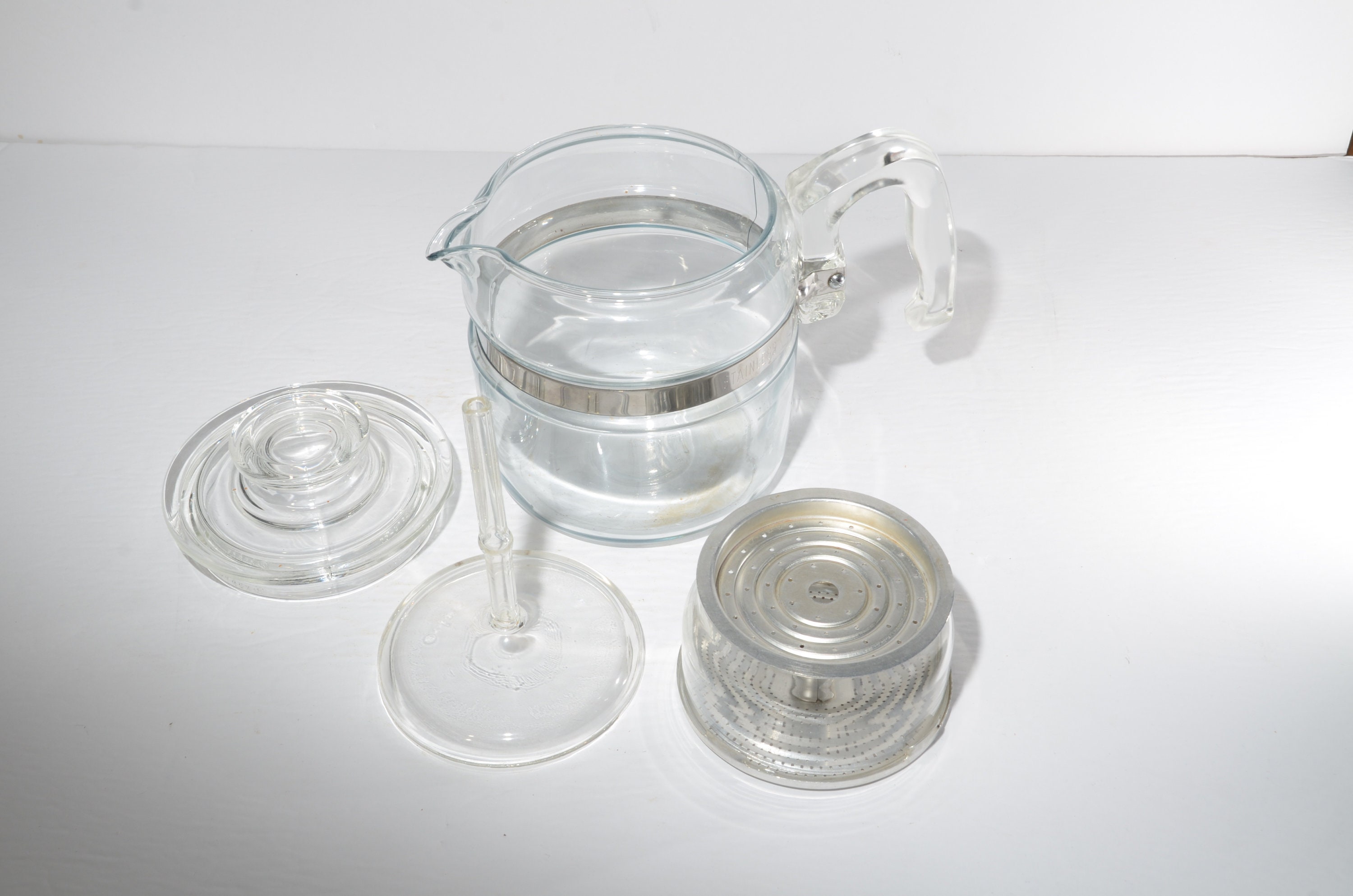 PYREX Flameware 4 Cup Glass Coffee Pot Coffee Percolator All - Etsy