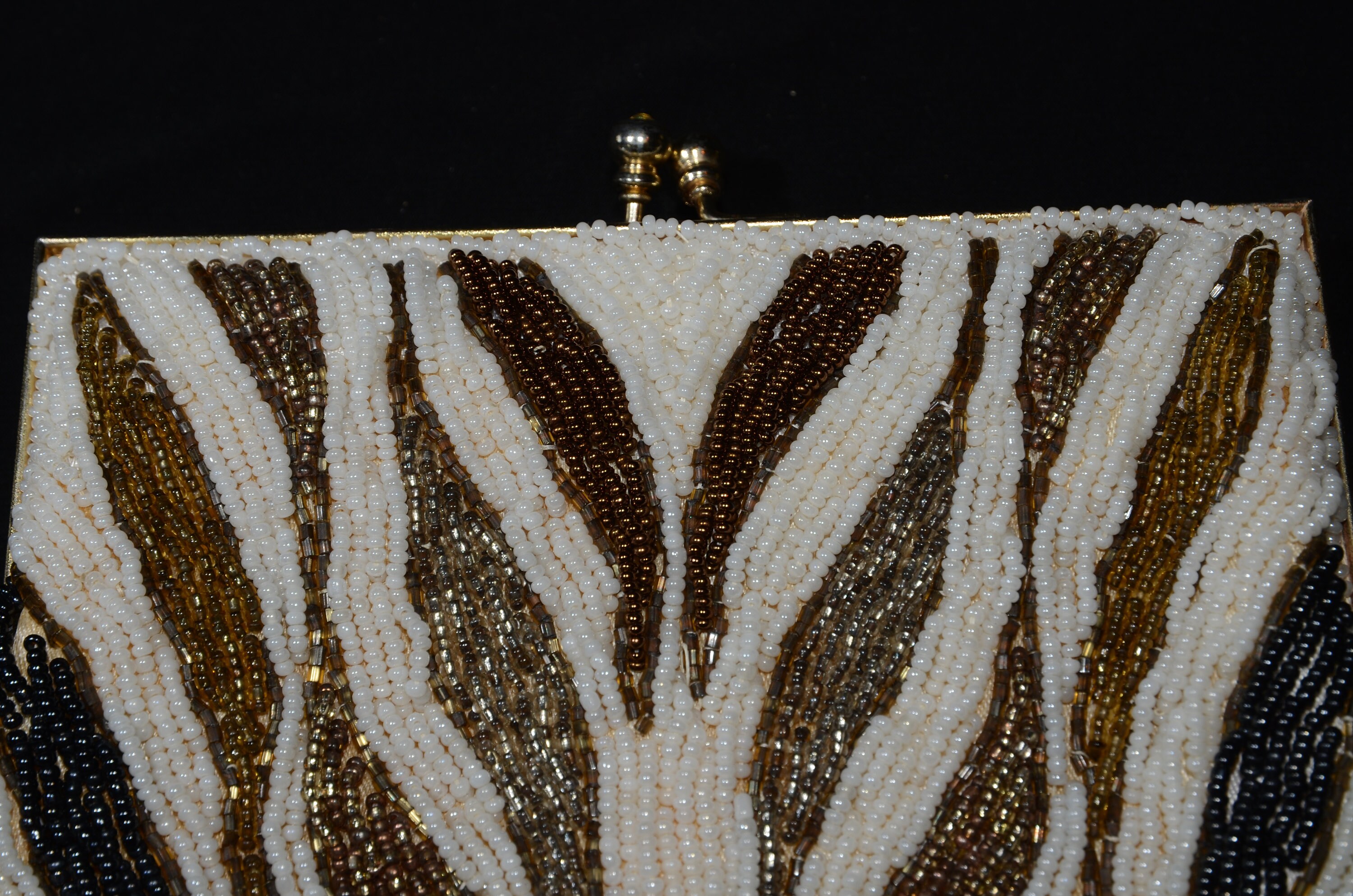 Vintage Purse Gorgeous Zebra Print Beaded Handbag Canada - Etsy