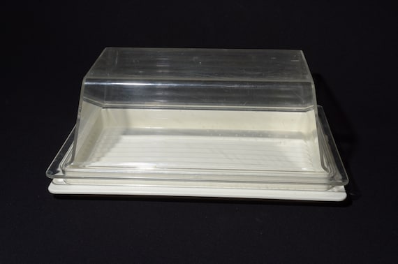 Vintage Tupperware Cheese Butter Keeper Cheese Storage Server | Etsy