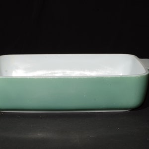 PYREX Dark Green HEINZ Casserole Dish 1953 Promotional Promo Piece Made ...