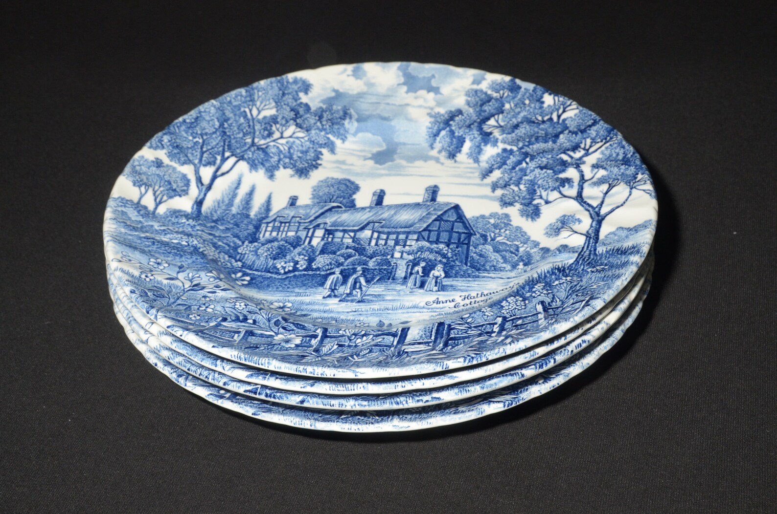 Set of 4 Shakespeare's Country Dinner Plate 9.75" Ironstone Royal Essex ...
