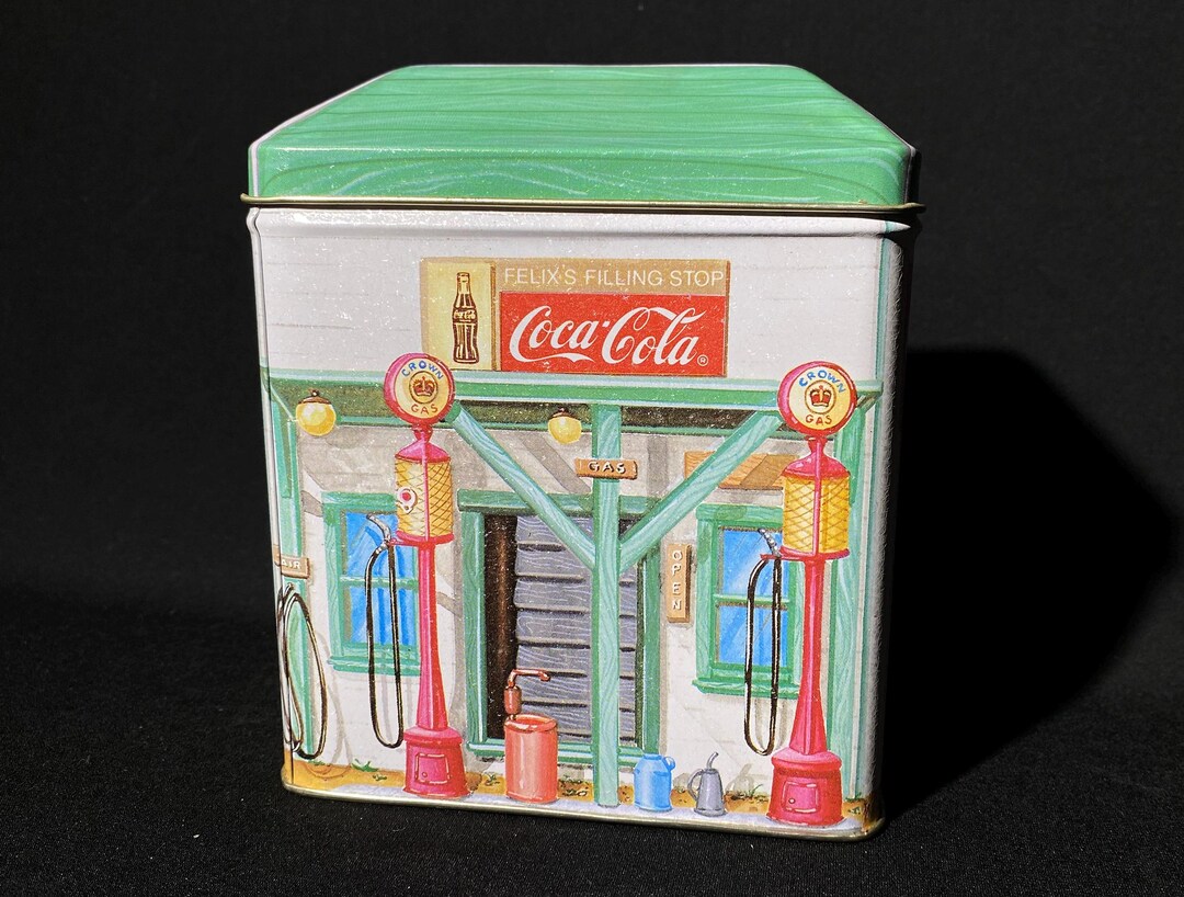Coca Cola Metal Tin Coca Cola Collectible Retro Coca Cola Vintage ...