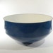 Vintage Copco Michael Lax Blue Round Enamel Serving Bowl 10 Inches ...