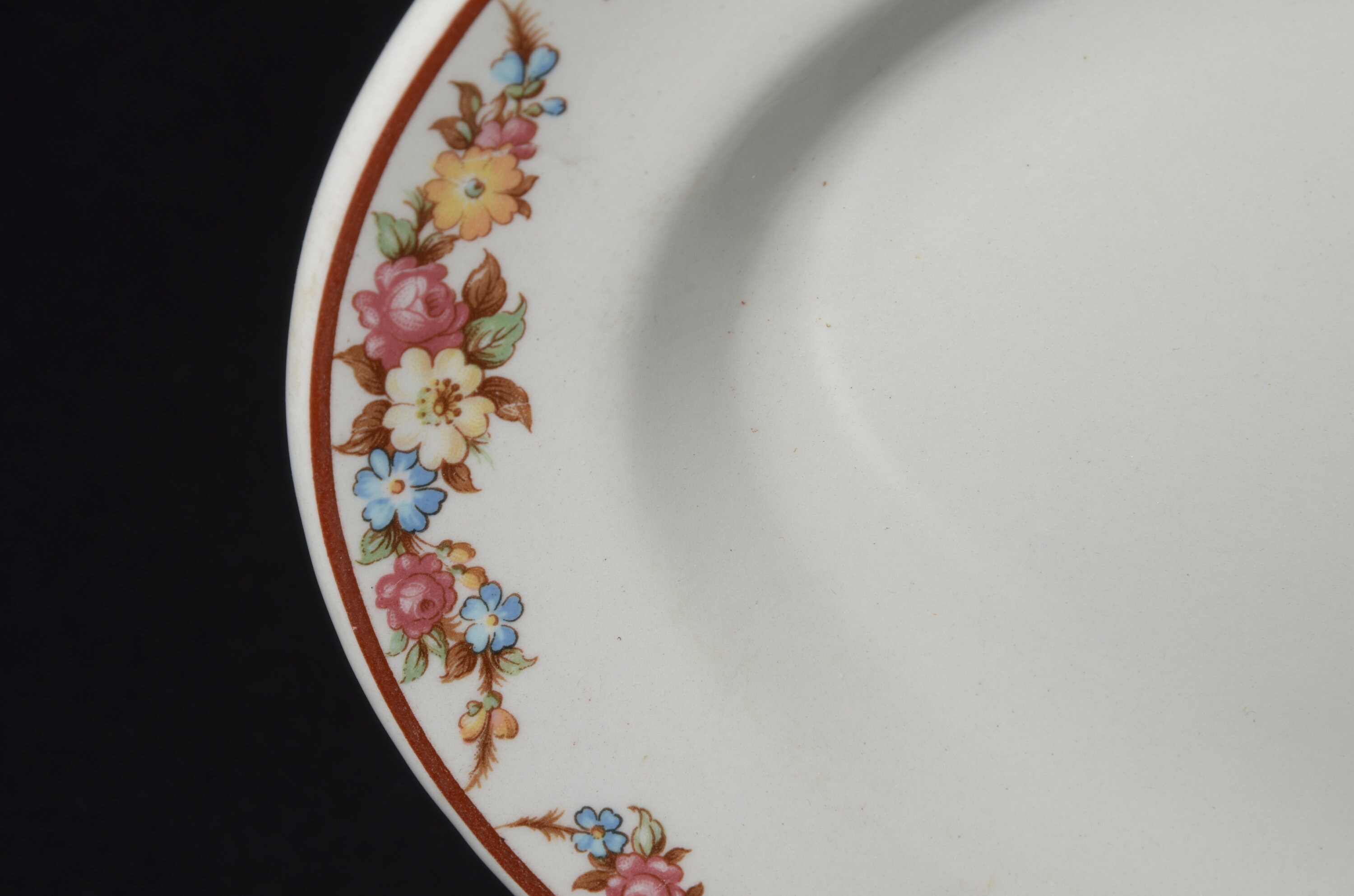 Kitchen & Dining ironstone,hotelware,floral guirland serving dish small ...