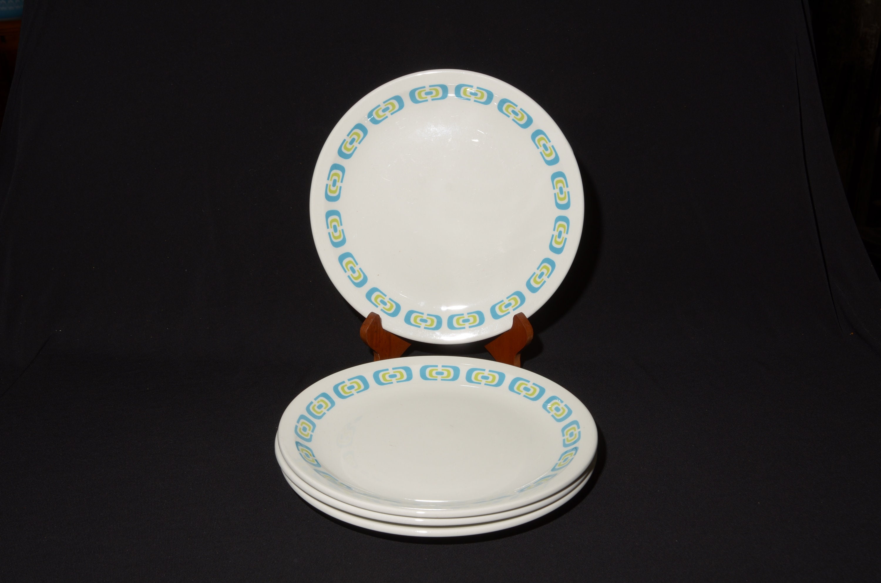 Set of 4 Vintage GRINDLEY Hotelware Ultraline Dinner Plate Restaurant ...