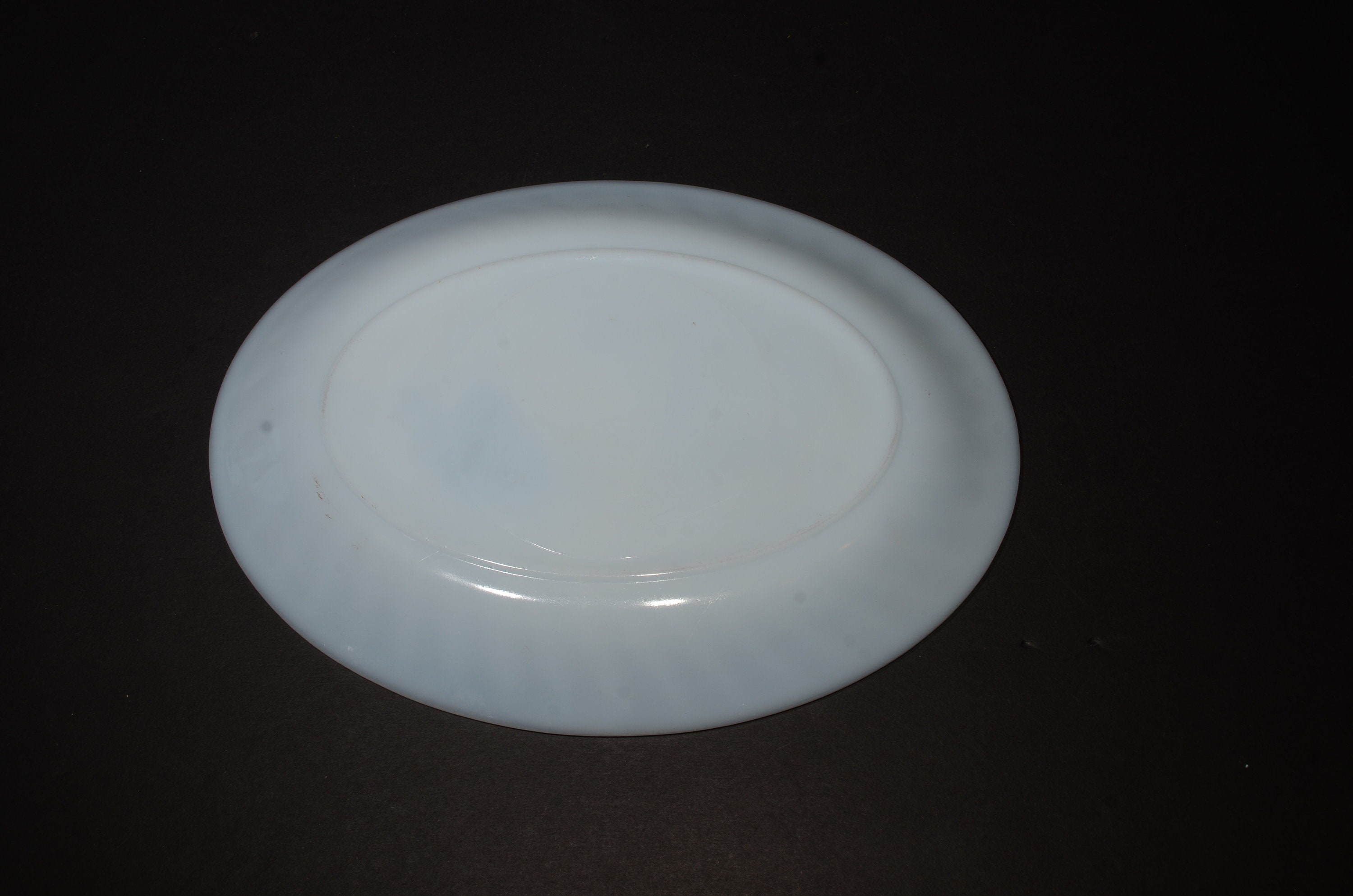 Vintage Blue FIRE KING Swirl Azurite 12 Inch Ovale Platter - Etsy