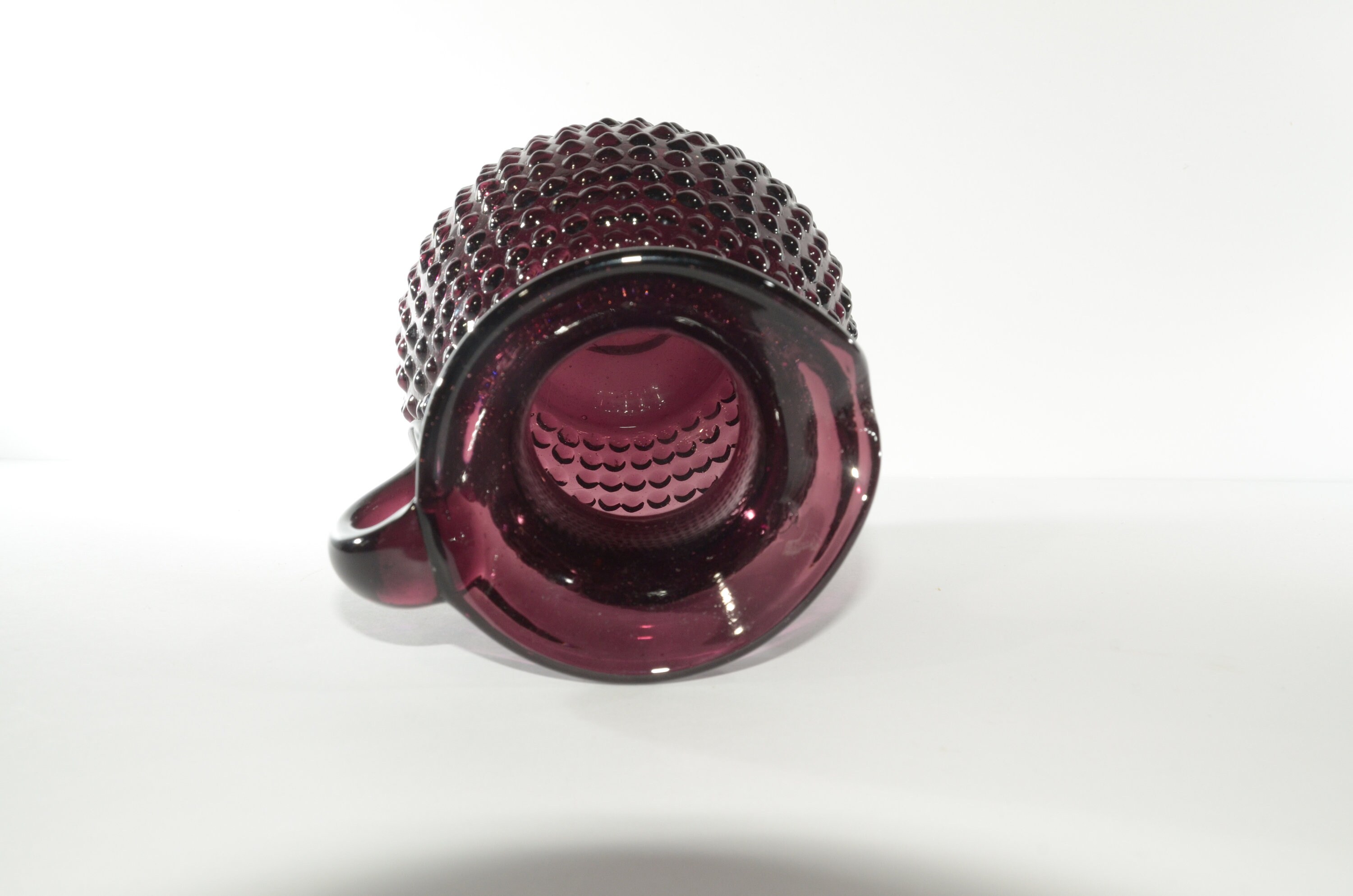 Beautiful Clevenger Brothers Glass Amethyst Hobnail Small Pitcher 5 ...