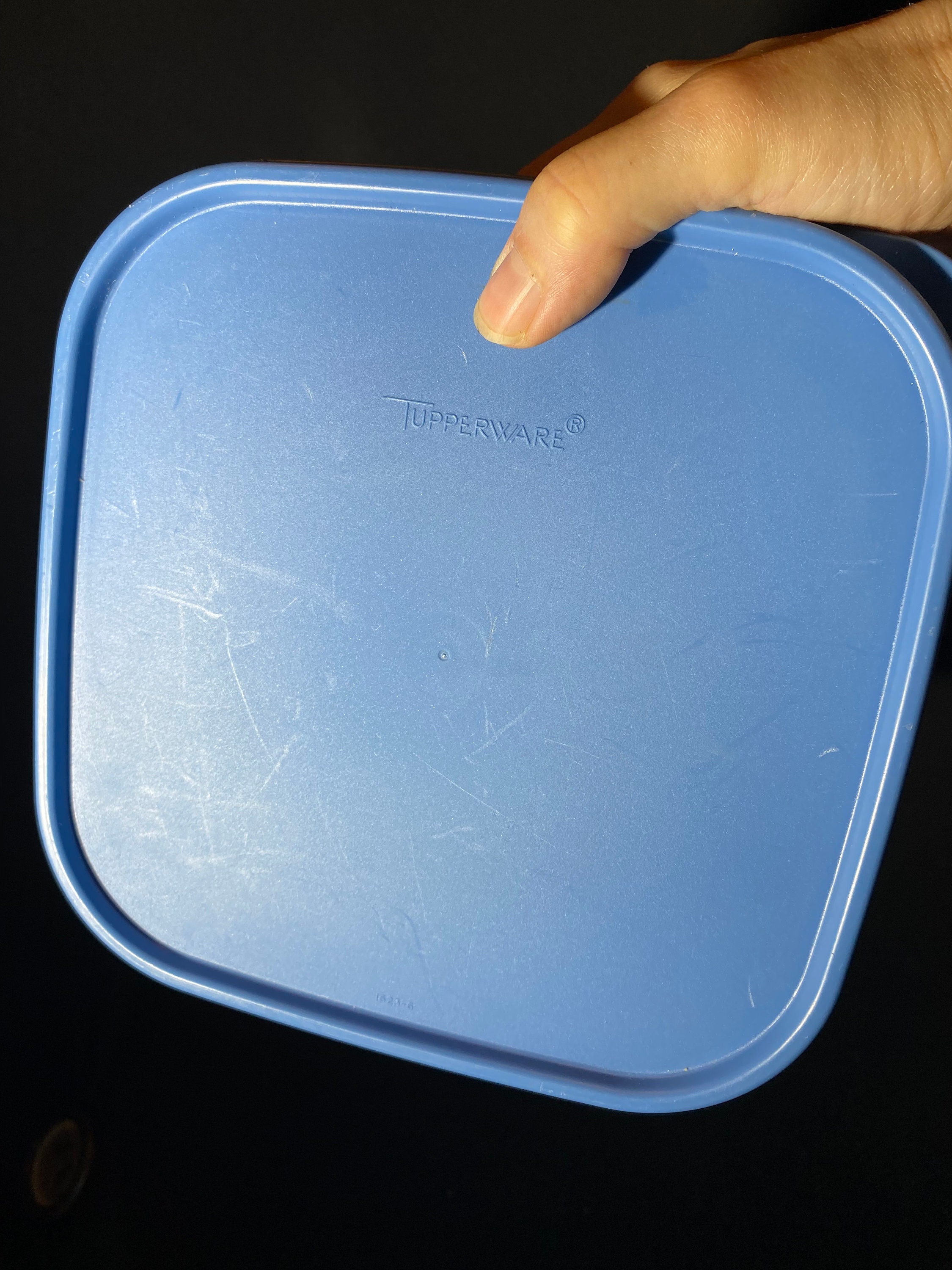 Vintage TUPPERWARE Modular Mates 2 Square 1623 Blue Lid 11 - Etsy